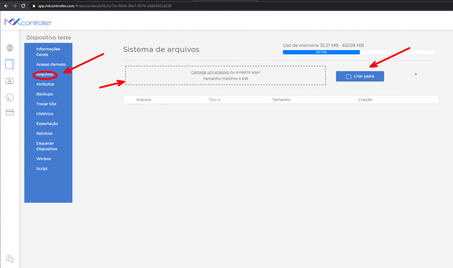 ¿Cómo funciona el sistema de archivos en MKController? - MKController