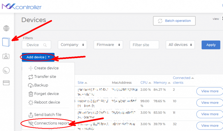 How it works the Connections Report? - MKController