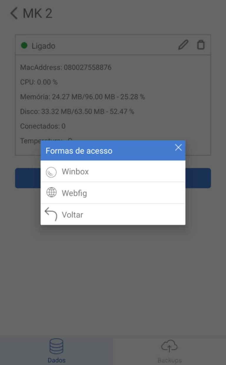Access a Mikrotik RB remotely