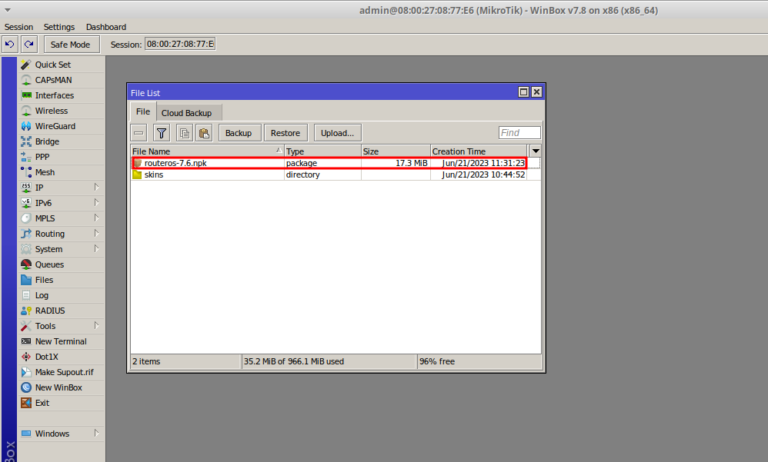 Downgrade Mikrotik RouterOS - Guia completo com Passo a Passo